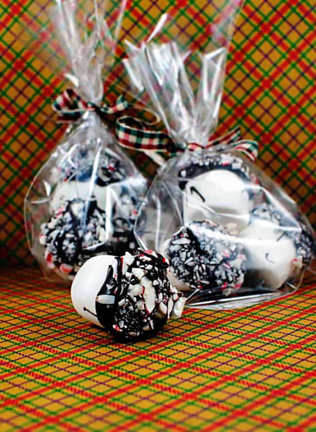 Chocolate Candy Cane Marshmallows - Pass The Sushi