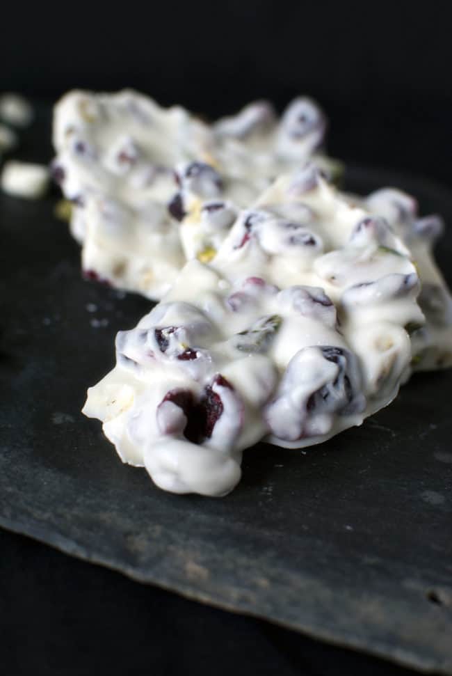 Homemade White Chocolate Bark - Pass The Sushi