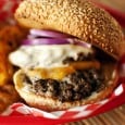 The Pan Seared "From Away" Burger | Kita Roberts PassTheSushi.com