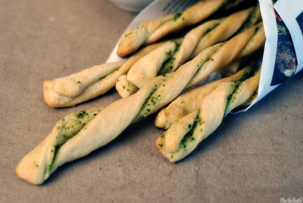 Basil Pesto Bread Sticks - Pass The Sushi
