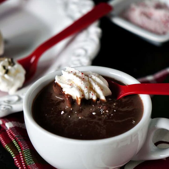 Spiked Hot Chocolate with Whipped Dollops - Pass The Sushi