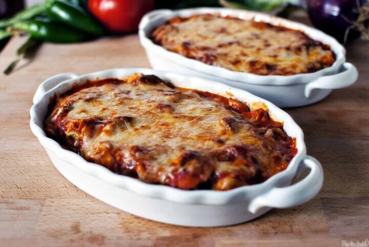 Quick Tortellini Bake with Rose Sauce | Kita Roberts PassTheSushi.com