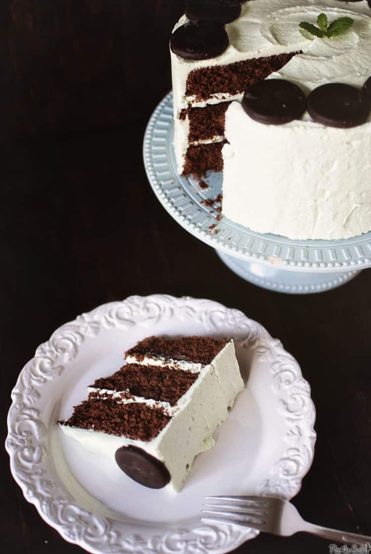 Grasshopper Cake - Pass The Sushi