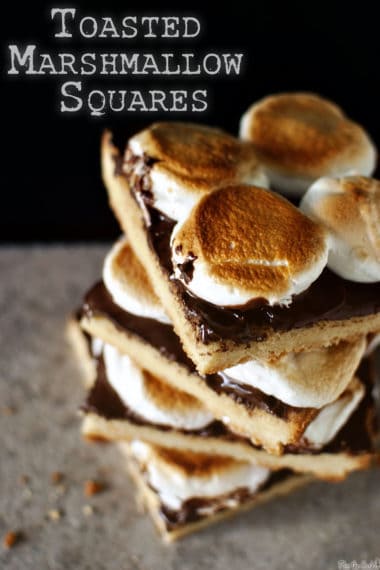 Toasted Marshmallow Squares & The Big Summer Potluck - Pass The Sushi