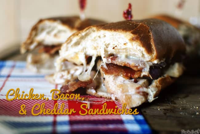 Chicken Bacon And Cheddar Sandwiches Pass The Sushi