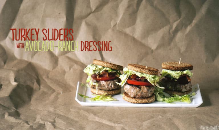 Turkey Sliders with Avocado-Ranch Dressing - Pass The Sushi