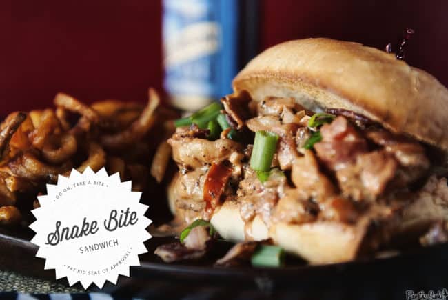 Guy Fieri's Snake Bite Sandwich | Kita Roberts PassTheSushi.com