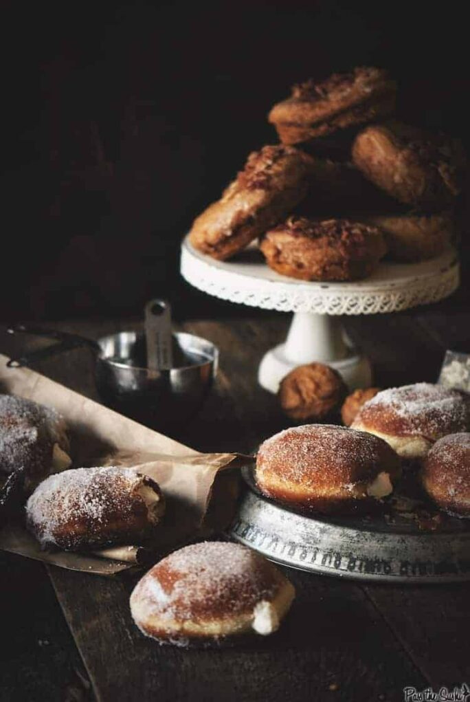 Irish Cream Filled Doughnuts | Kita Roberts PassTheSushi.com