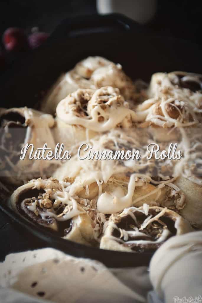 Nutella Cinnamon Rolls Recipe | Kita Roberts PassTheSushi.com