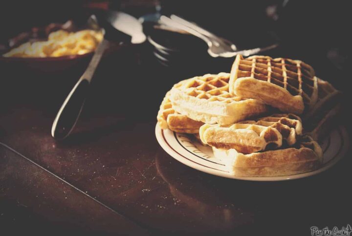Simple Sunday Morning Waffles | Kita Roberts PassTheSushi.com