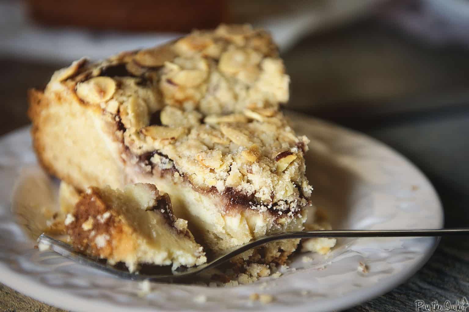 Raspberry Cream Cheese Coffee Cake - Pass The Sushi