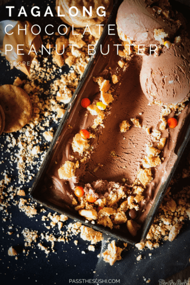 Tagalong Chocolate Peanut Butter Ice Cream - Pass The Sushi