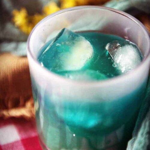 Easy Blue Whale Cocktail Recipe | Kita Roberts PassTheSushi.com