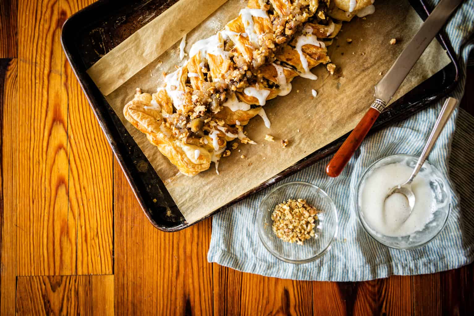 Puff Pastry Austrian Apple Strudel - Pass The Sushi