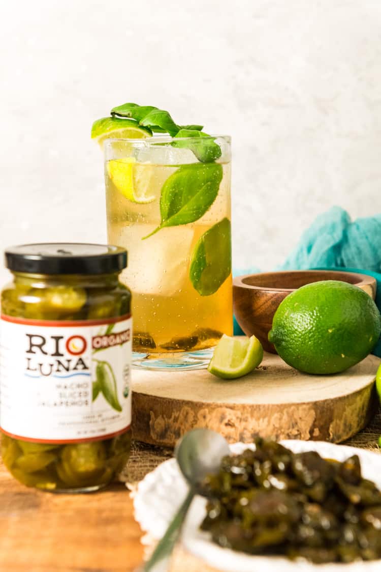 Basil Mojito with Candied Jalapeños Recipe | Cocktail | Kita Roberts