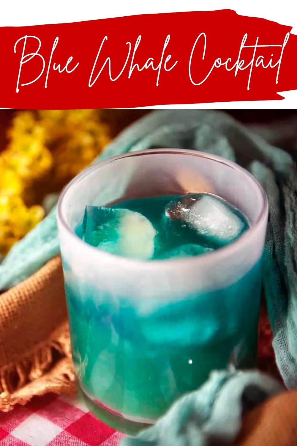 Easy Blue Whale Cocktail Recipe | Kita Roberts PassTheSushi.com